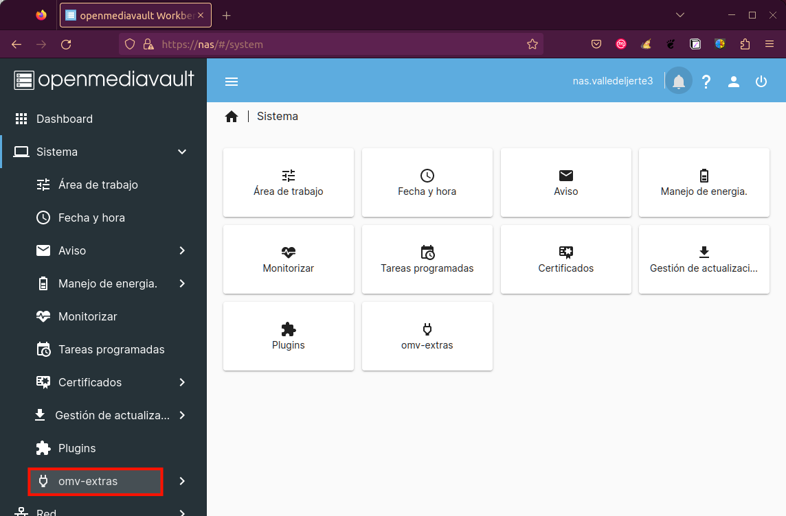 Instalar OMV-Extras en OpenMediaVault 7.0 – Algo de Linux